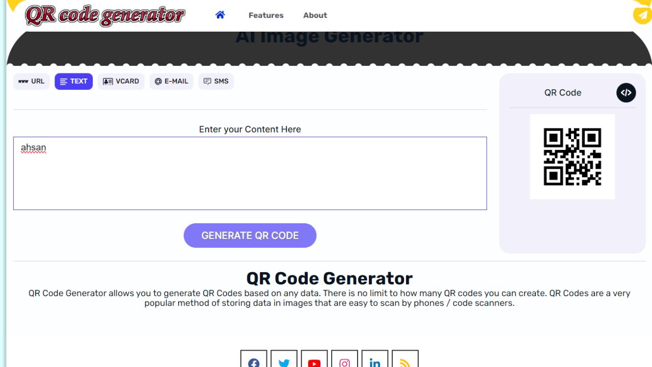 QR Code Generator Theme + Tool For Blogger by CanyonCreatives | CodeCanyon